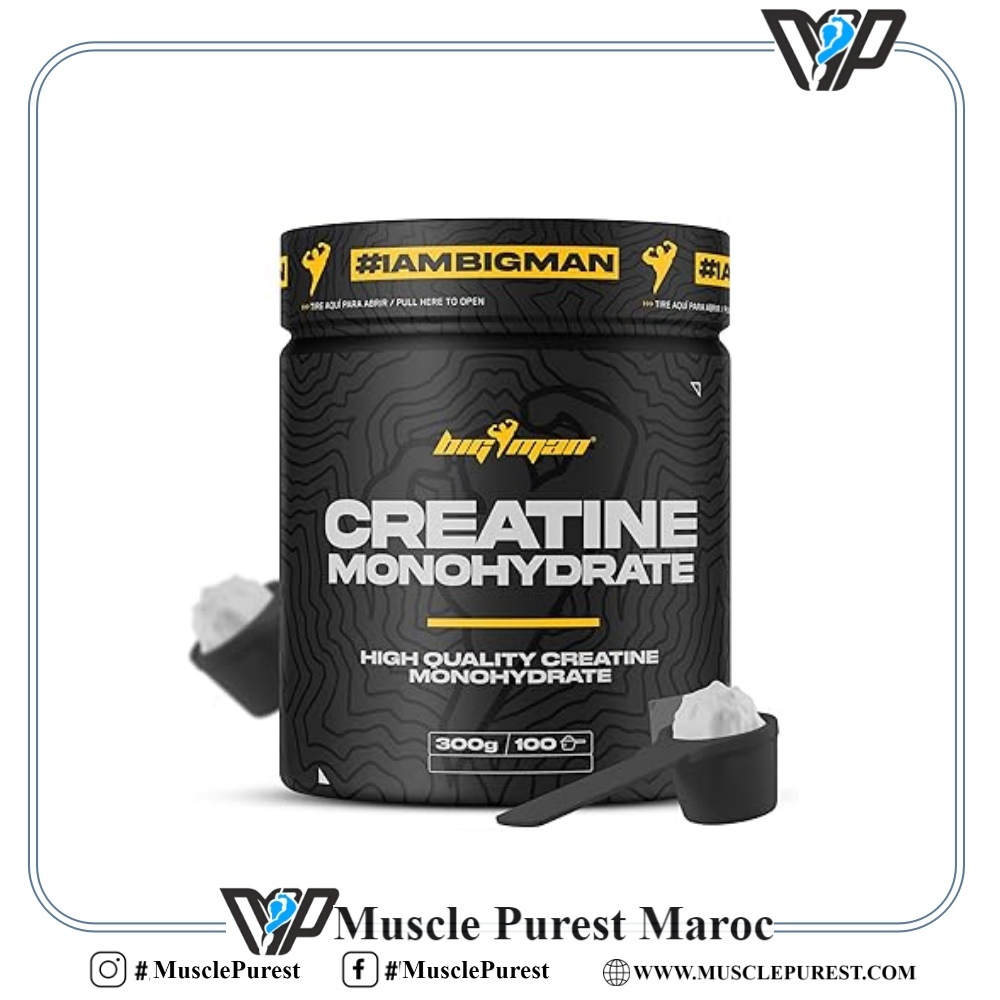 Créatine Mono-hydrate 500g 166 scoop -BigMan - MUSCLE PUREST | Boutique ...