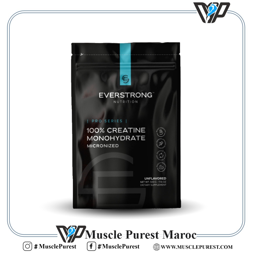 Creatine monohydrate 500gr - Everstrong - MUSCLE PUREST | Boutique ...