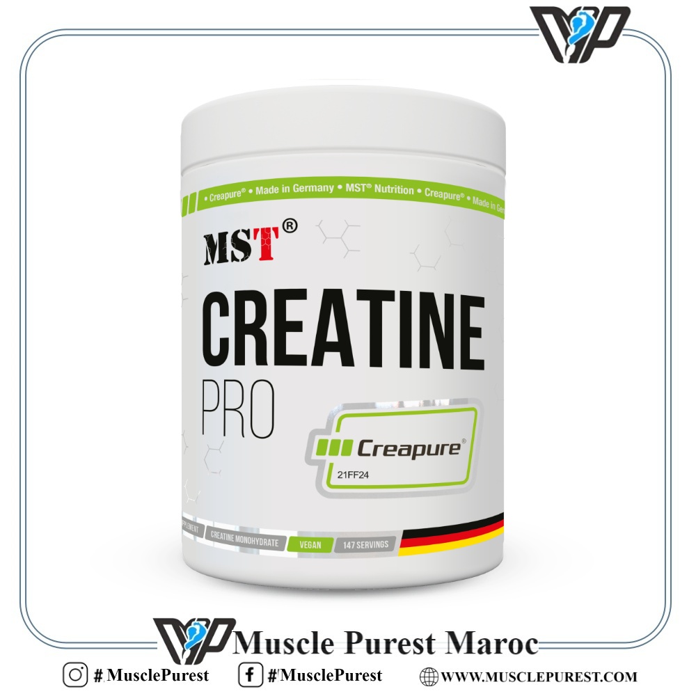 Creapure® Creatine Monohydrate 500g Pro -MST GERMANY - MUSCLE PUREST ...