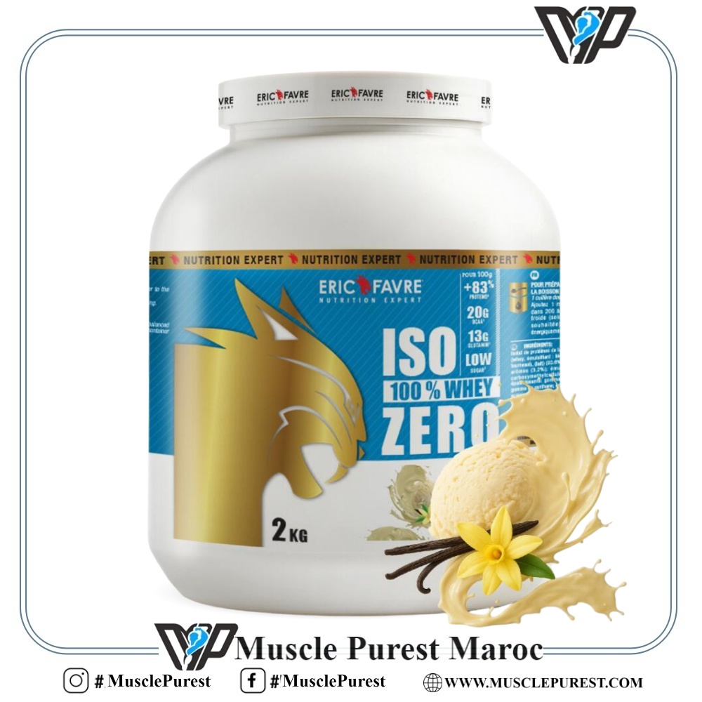 Iso Zero 100% Whey Protein 2kg – Eric Favre | Protéine pure - MUSCLE ...